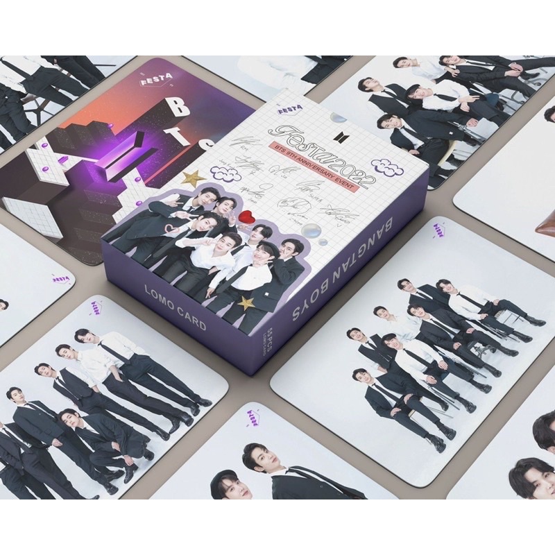 ส่งไวLOMO CARD BTS PROOF บีทีเอส โลโม่การ์ด V JIN RM J-HOPE SUGA ...
