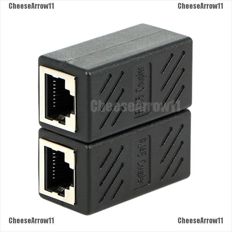 Char RJ45 Female to Female Cat 6 Network Ethernet LAN Connector Adapter ...
