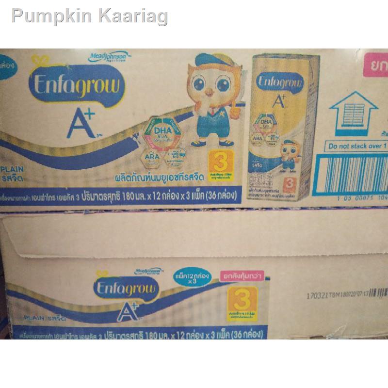 ราคาต่ำสุด Enfa Uht 180 ml 36 กล่อง ขายยกลัง รสจืด | Shopee Thailand