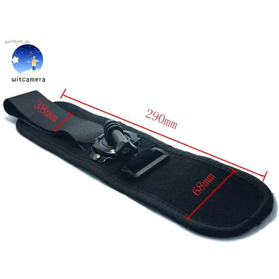 ส่งจากกรุงเทพ360 Degree Rotating Wrist Mount with Strap and Screw Gopro ...