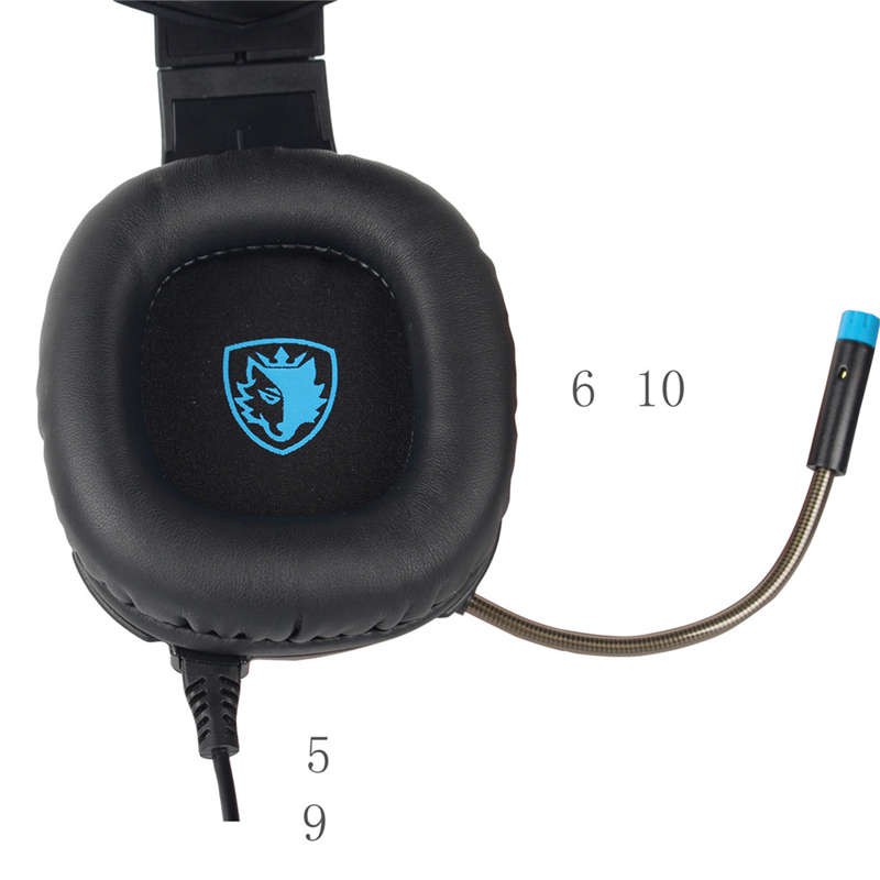 Sades Sa 818 หูฟังเล่นเกมคอมพิวเตอร์พีซี Gamer - touchtouch.th - ThaiPick