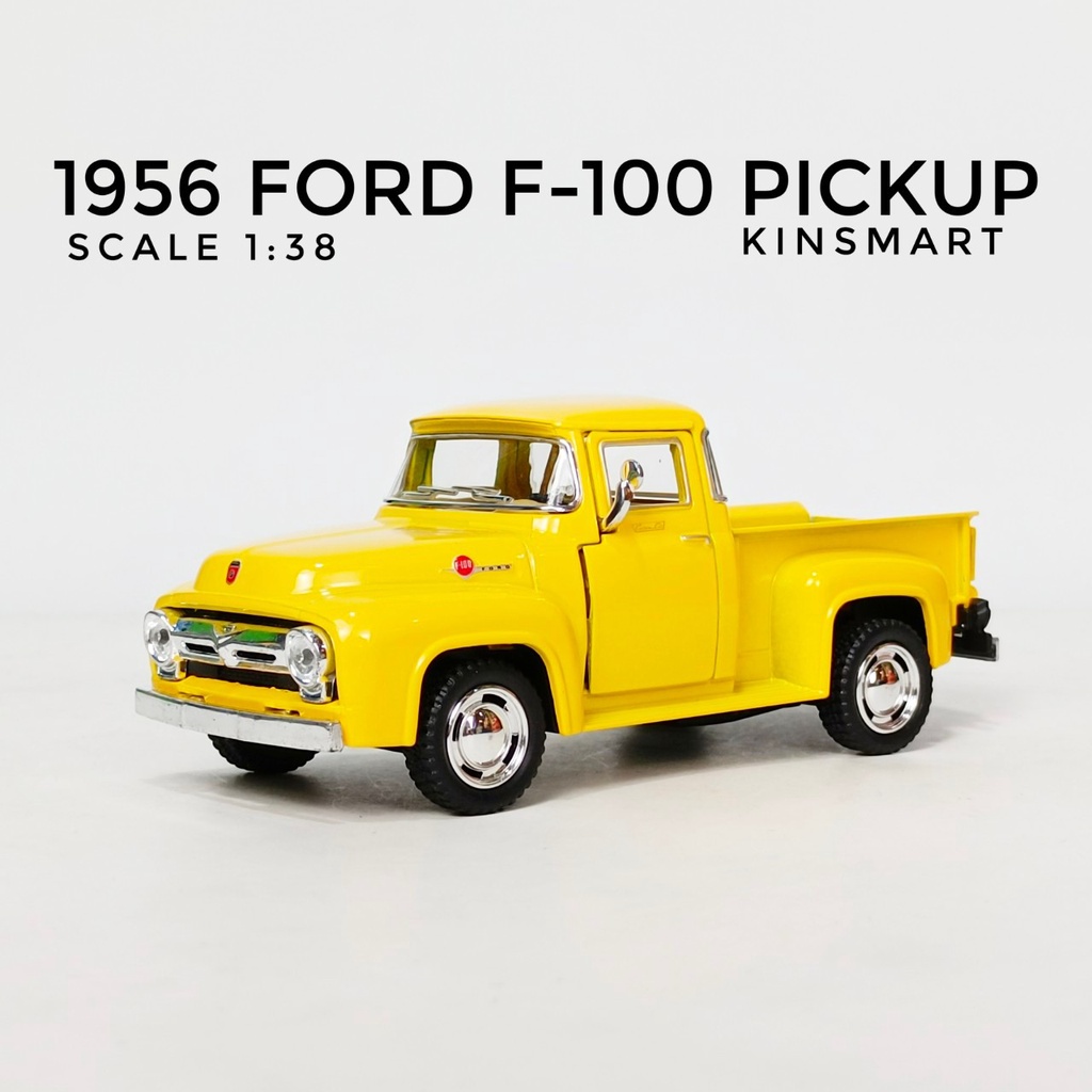 ฟอร์ด F100 โมเดลรถเหล็กฟอร์ด 1956 Ford F-100 Pickup scale 138 ...