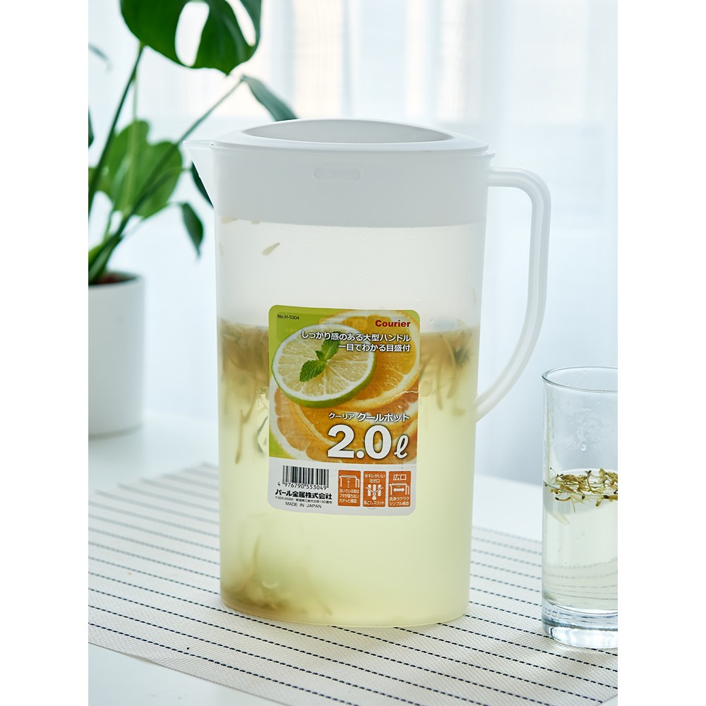 Japan imported household large-capacity cold kettle juice pot with lid ...