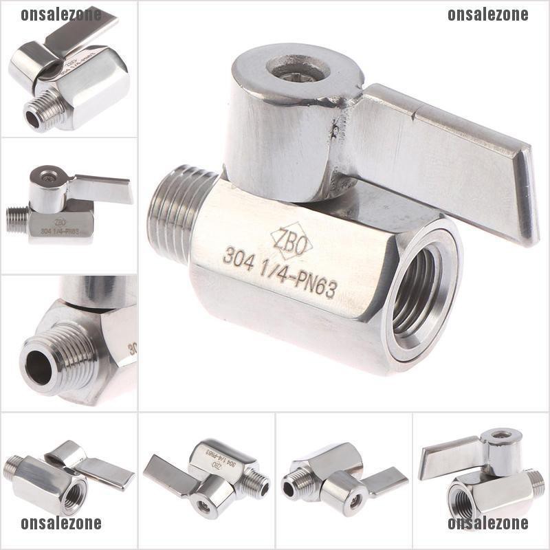 วาล์วสแตนเลส 304 ball valve 14 นิ้ว npt male x1 - iloby69lwx - ThaiPick