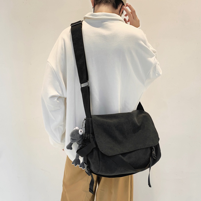 Messenger bag men s tide brand 2021 new Japanese male student backpack ...