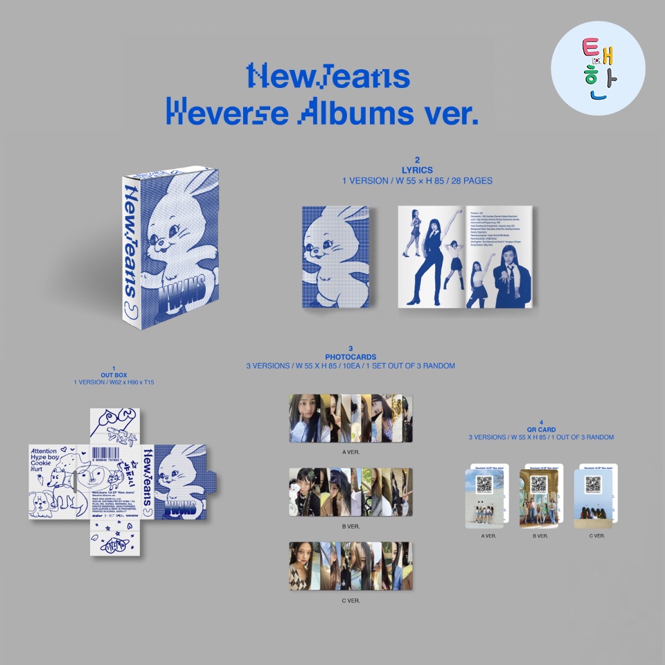 NewJeans พรัอมส่ง อัลบั้ม 1st EP New Jeans Bluebook ver. Weverse ver. - taehan_official - ThaiPick