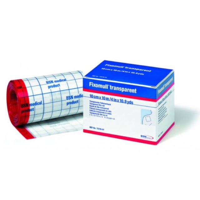 FIXOMULL TRANSPARENT ใหม่ ฟิล์มปิดแผลเอนกประสงค์ แบบกันน้ำ ขนาด 10cm ...