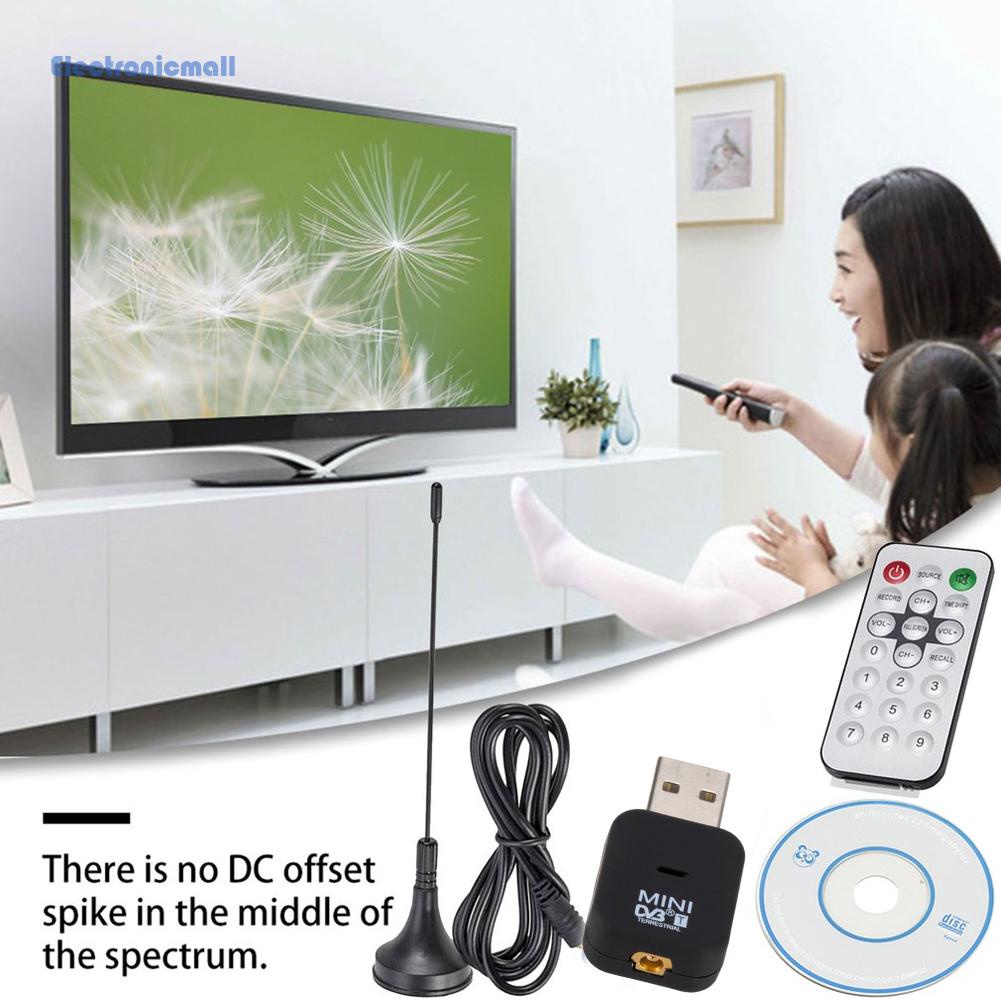 ElectronicMall01 USB 2.0 Digital TV Stick PC HDTV DVB-T Antenna ...