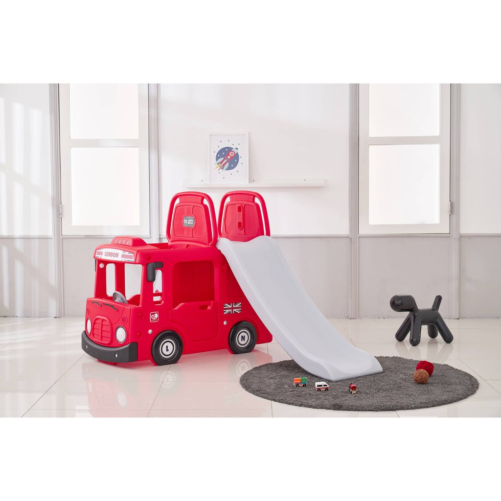 YAYA London Bus 2 in 1 Slide (Red) ยาย่า รถบัสลอนดอน พร้อมไม้ลื่น - สี ...