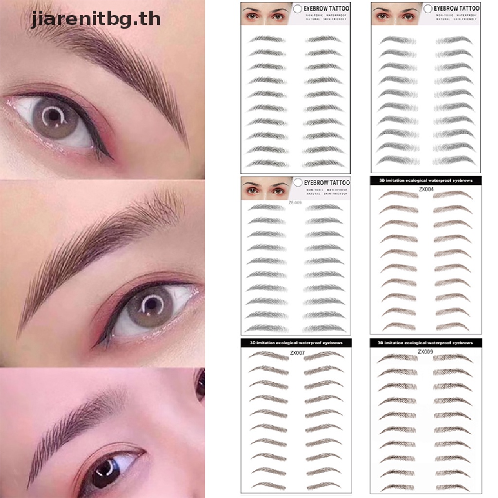 Renbg สติกเกอร์รอยสักคิ้ว 6D 7 วัน TH - jiarenitbg.th - ThaiPick