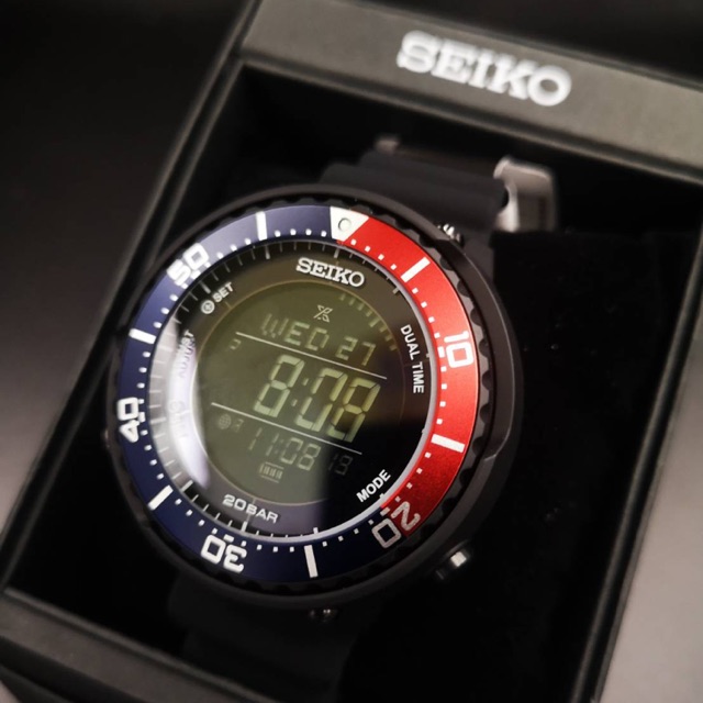 Seiko prospex digital tuna Solar pepsi | Shopee Thailand