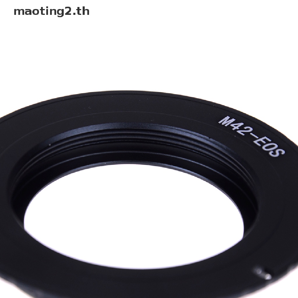 Mtth อะแดปเตอร์เมาท์แหวนอะลูมิเนียม M42 Chips Screw Lens To Eos Ef Af ...