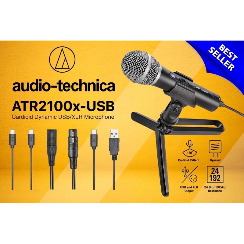 Audio Technica ATR2100X-USB | Shopee Thailand