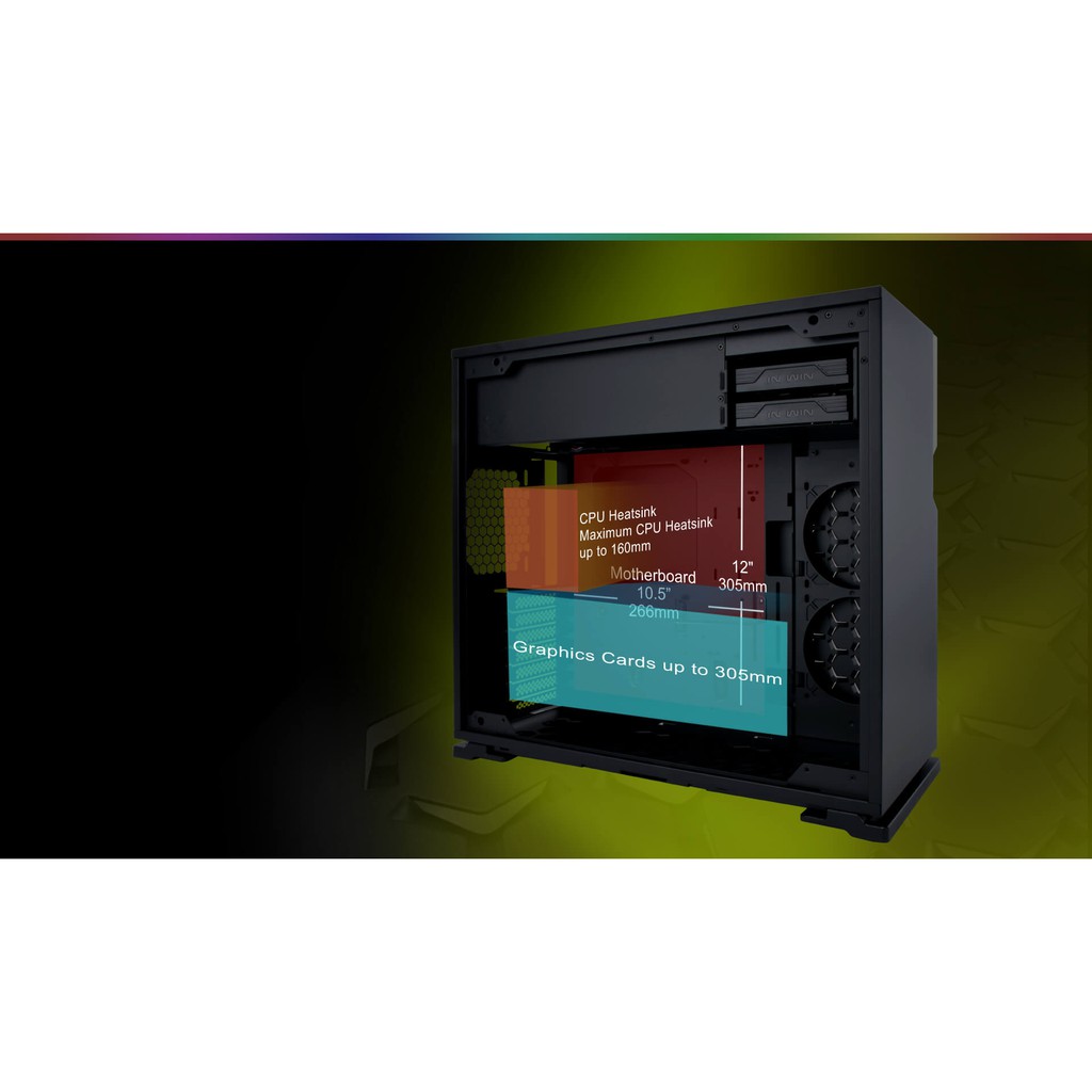 In Win 101C Mid Tower Case White - daboxstore - ThaiPick