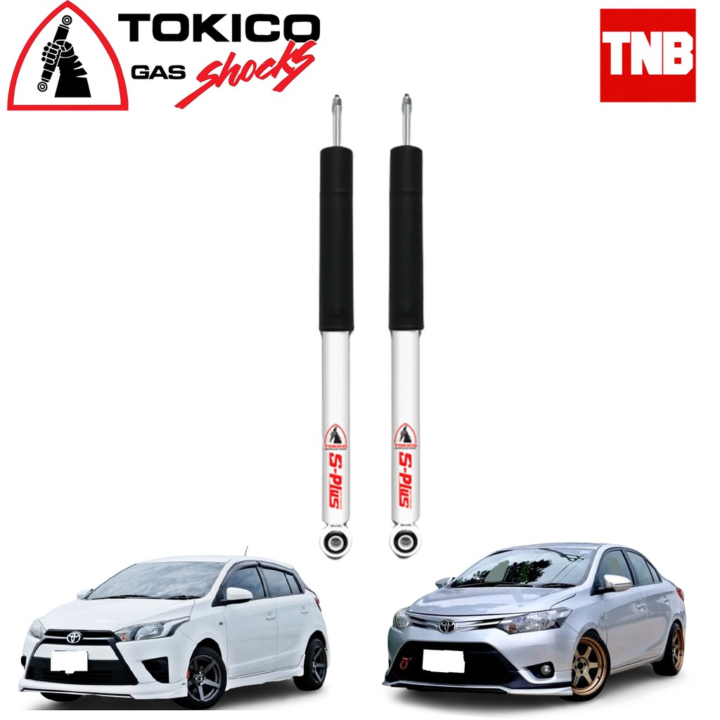 Tokico โช๊คอัพ toyota all new vios yaris ncp150151nsp152 โตโยต้า ออนิว วีออส s plus ปี 2013-2018 ...