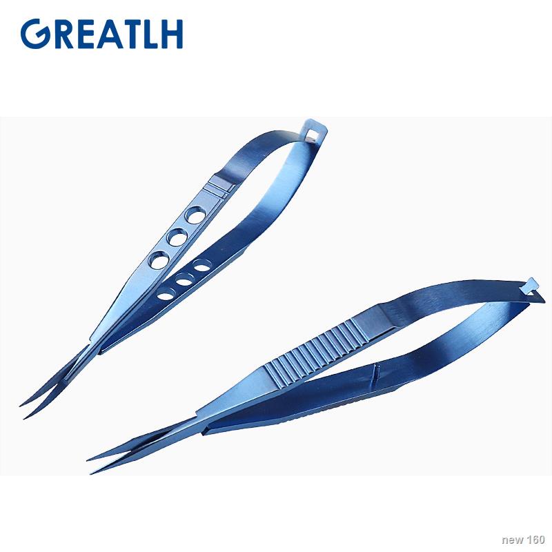 ทางการแพทย์ Ophthalmic Surgical Scissors 2 Type Choices 11cm Corneal ...
