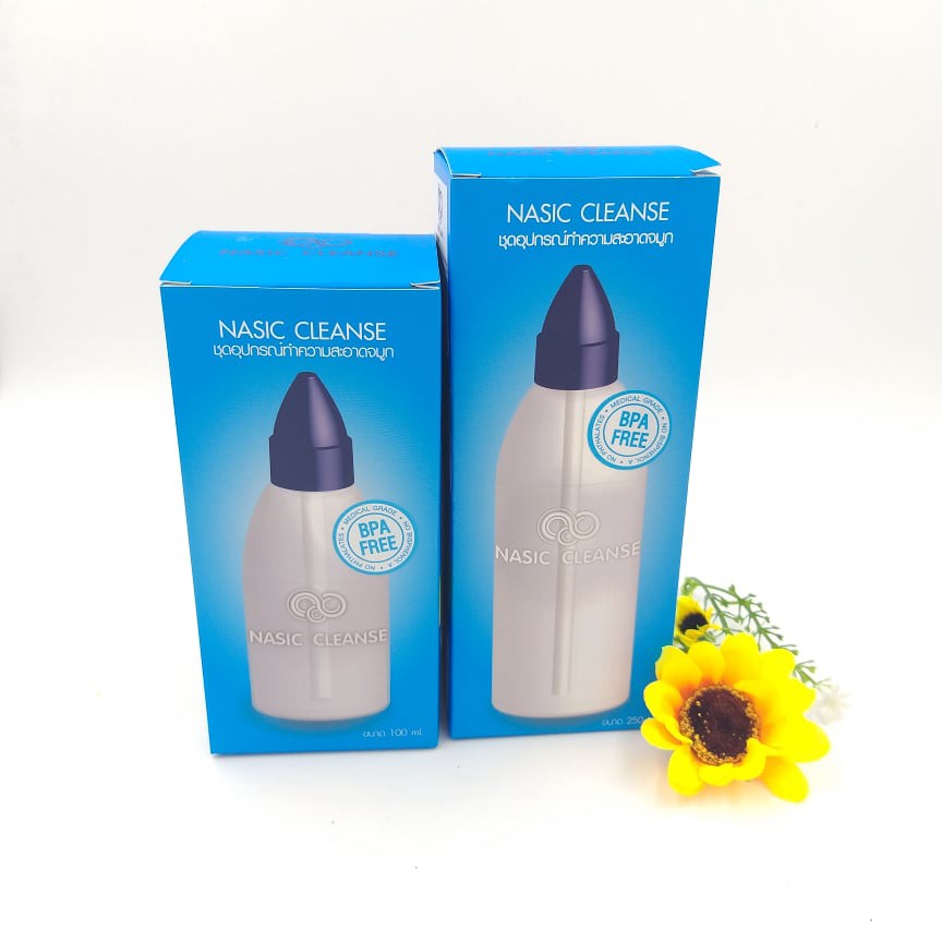 NASIC CLEANSE ชุดอุปกรณ์ทำความสะอาดจมูก แบบบีบใช้ง่าย คุมแรงดันได้ ...