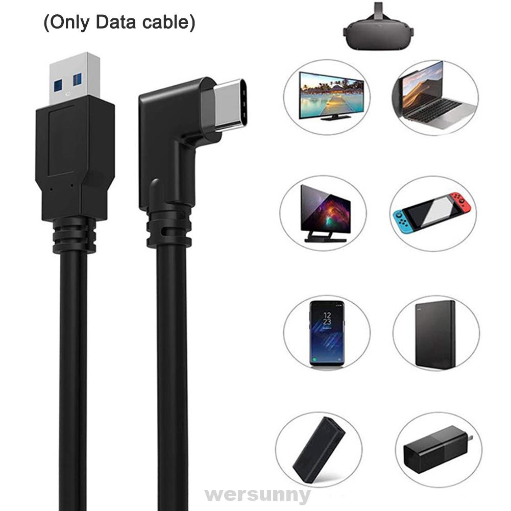 vr แว่นตา：5M Charging Cable Data Line for Oculus Quest 1/2 Link VR ...