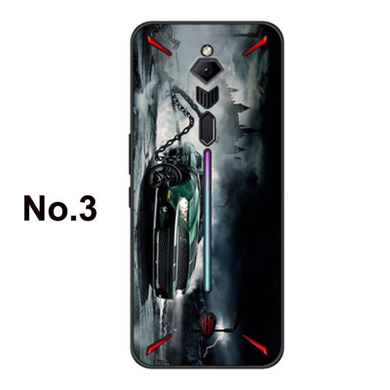 เคสโทรศัพท์มือถือซิลิโคน Tpu แบบนิ่ม Tpu สีแดงสําหรับ Zte Nubia Red Magic 3 Zte Nubia Red Magic ...