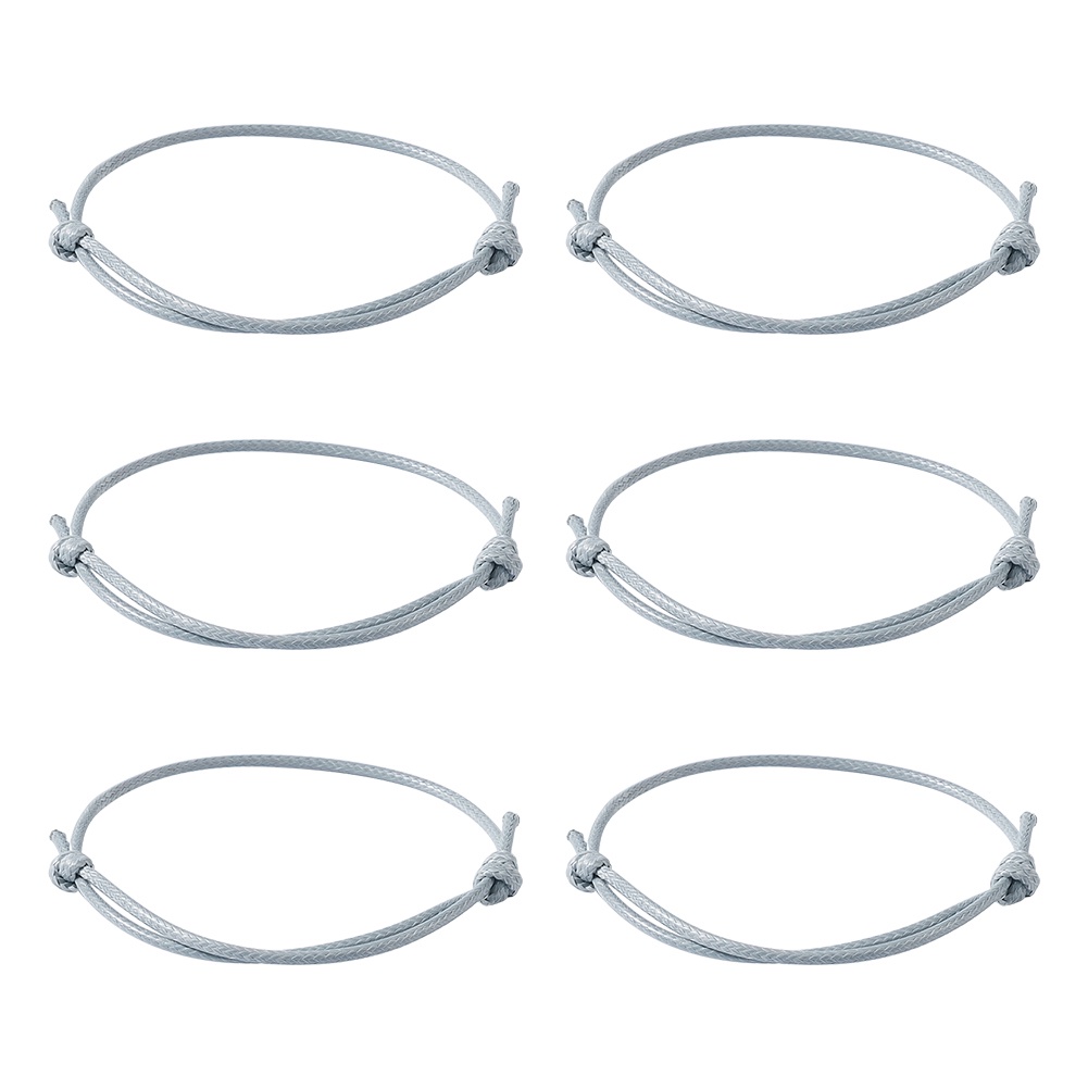 50pcslot Unisex Woven Korean Waxed Polyester Cord Bracelet Handmade ...