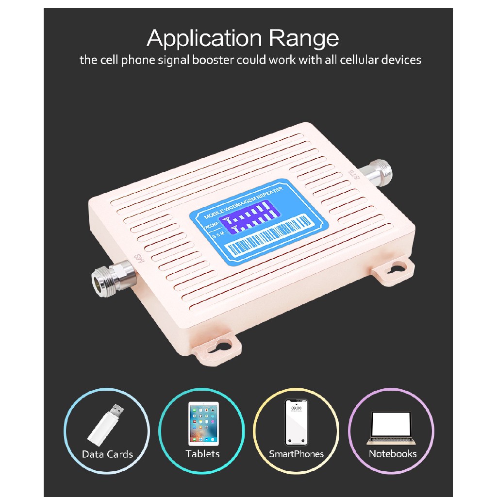 หน้าจอLcd Gsm 900 Umts 2100 Mhz Dual Band Repeater 2 G 3 G อุปกรณ์รับ ...