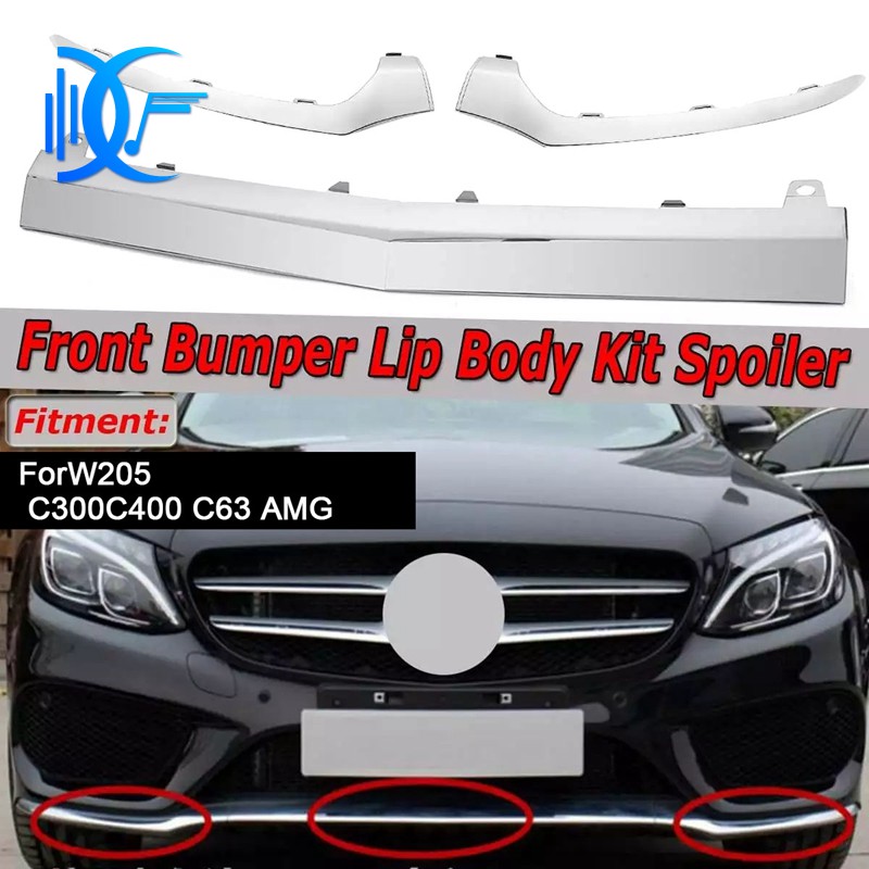 ( D F ) กันชนหน้ารถยนต์สําหรับ Benz W205 C300 C400 C63 - dfrgfdsh.th ...