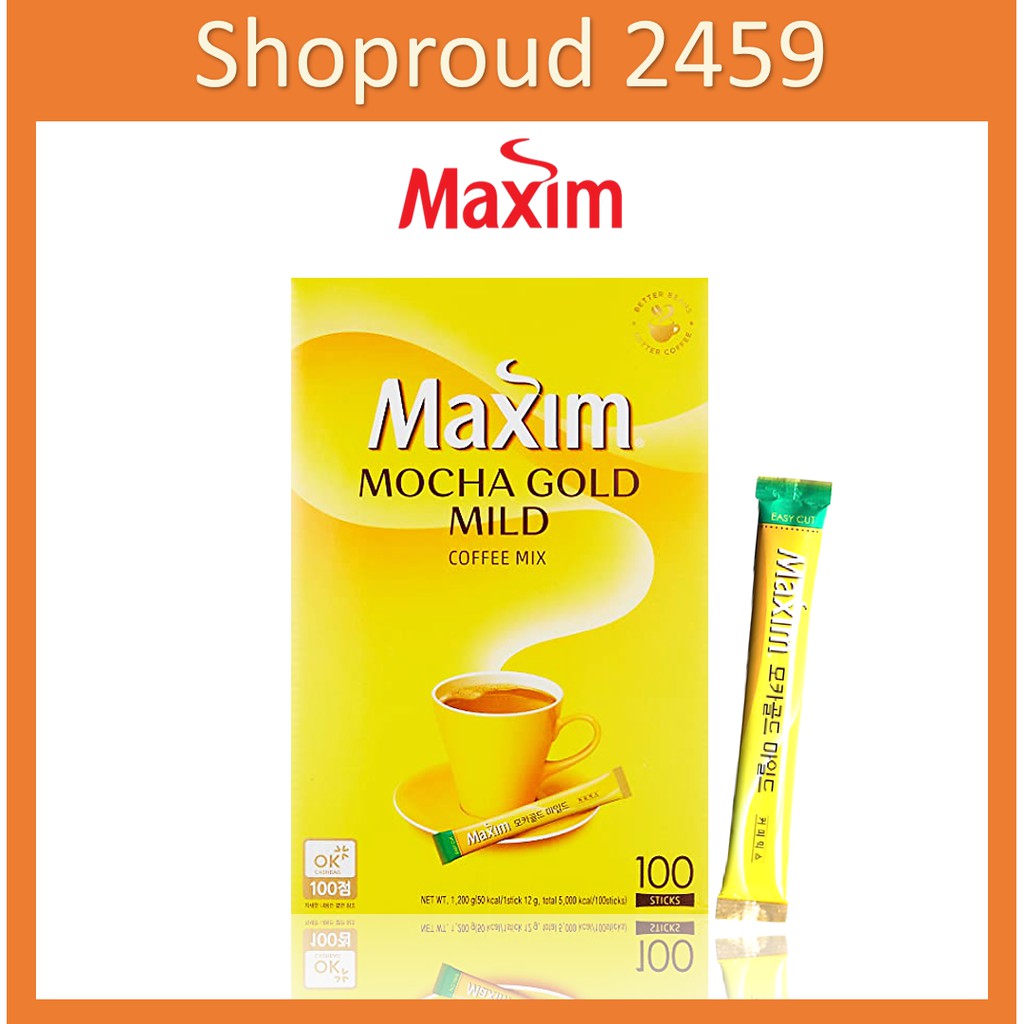 กาแฟ Maxim Mocha Gold Mild ขนาด 12g ซองละ 8 - pangjung28 - ThaiPick