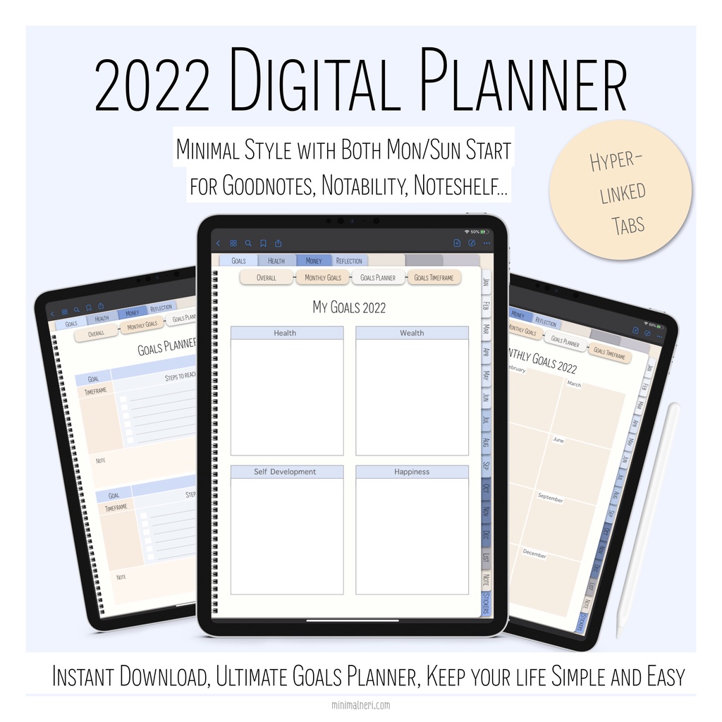 2022 Dated Digital Planner | Shopee Thailand