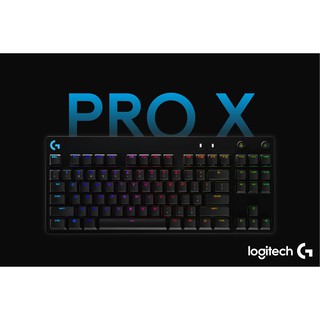 Logitech G Pro X Gaming Keyboard with GX BLUE CLICKY - Eng keycap and ...