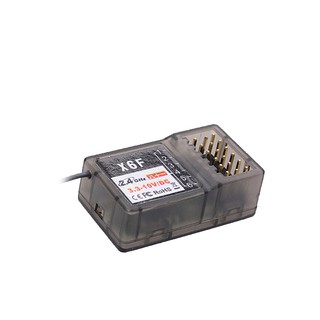 DUMBORC X6F 2.4G 6CH Radio Control System Receiver for Domborc RC ...