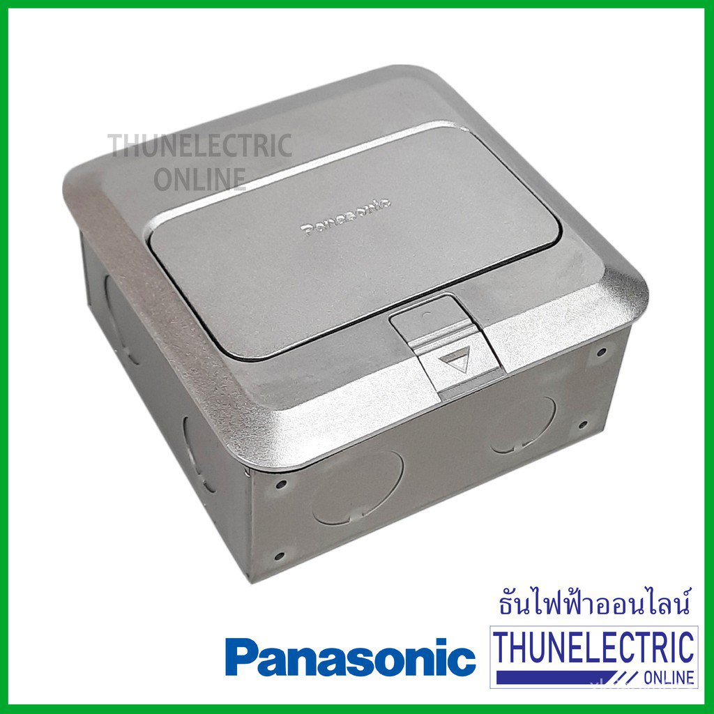 Panasonic DU5993 LT9 เต้ารับฝังพื้น พร้อมปลั๊กกราวด์คู่ 16A 250V พร้อม ...