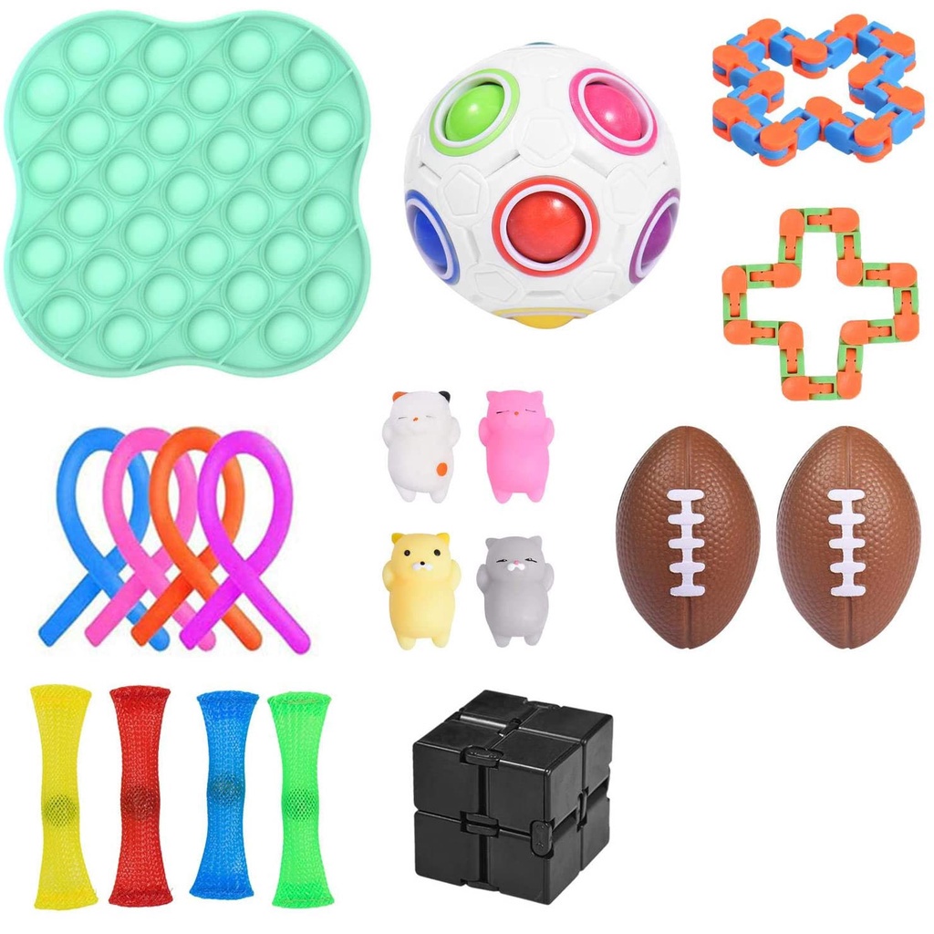 IN Stock2223 Pcs Set Fidget Sensory Toy Stress Relief Toys For Kids ...