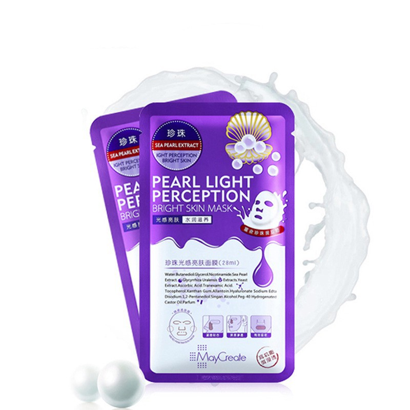 Pearl light perception bright skin mask moisturize smooth face mask ...
