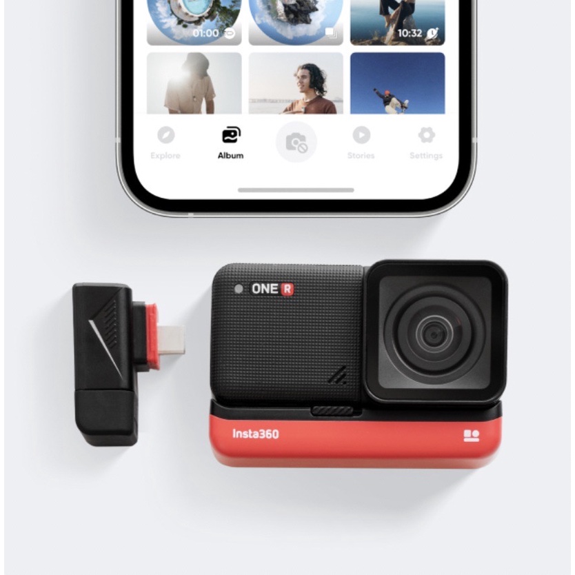 Insta360 ONE X2 X3 One R RS เครื่องอ่านการ์ด SD Quick Reader QuickReader ONEX2 ONEX3 ONER Card ...