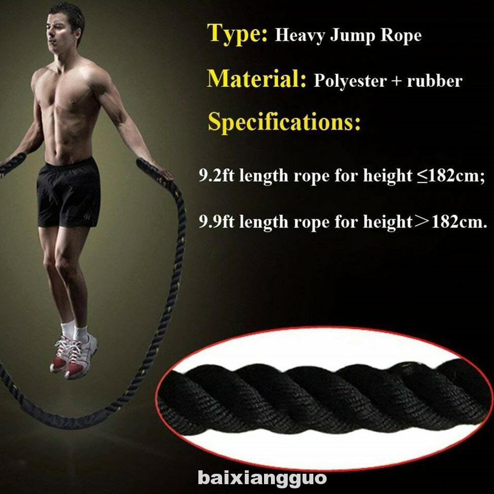 25mm Adult Fitness Portable Training Strength Heavy Jump Rope sVbY - mc ...
