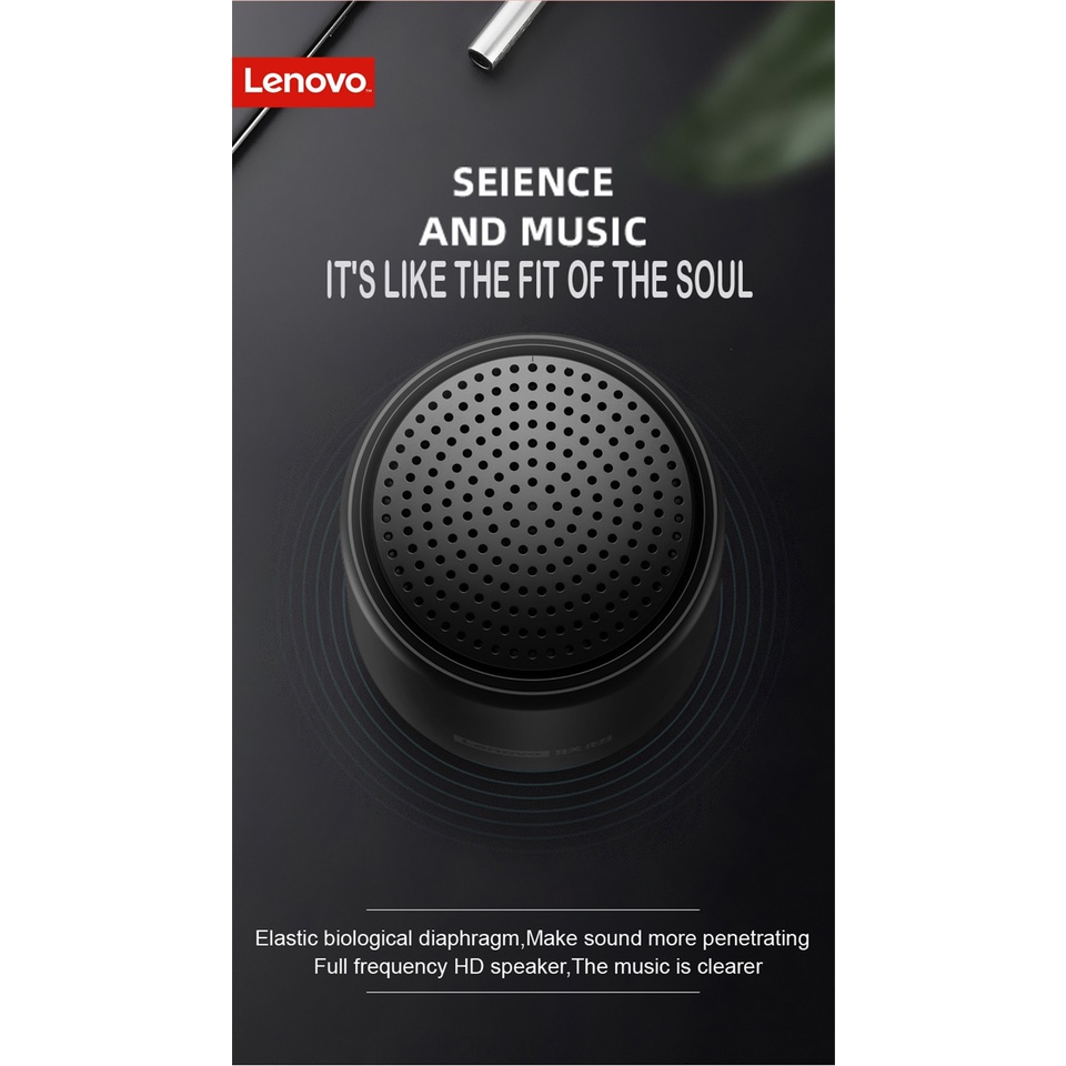Original Lenovo L01 Bluetooth Speaker Portable Outdoor Loudspeaker ...