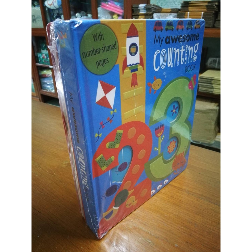 หนังสือแบบฝึกนับเลข1-10และอ่านอักษรภาษาอังกฤษA-Z My Awesome Alphabet ...