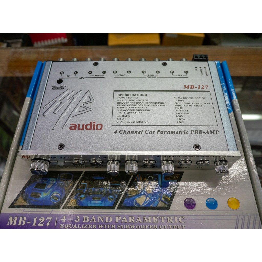 ปรีแอมป์ MB AUDIO MB-127 ซับเอาท์ตอบสนองเสียงเบสได้ชัดเจนได้ทั้งในสไตล์ ...