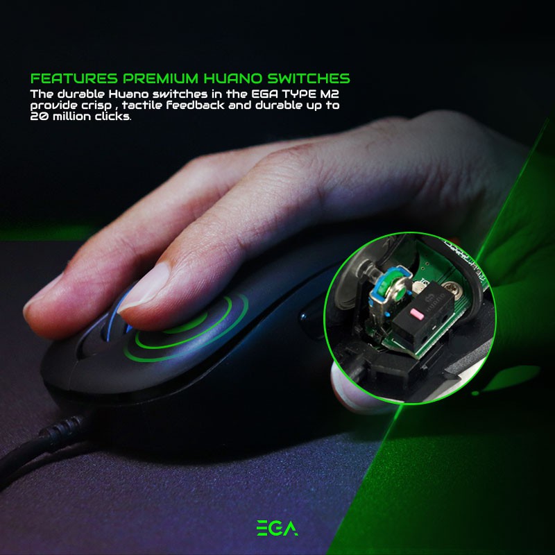 EGA Type M2 Gaming Mouse (เมาส์ เกมมิ่ง) - it_2u - ThaiPick