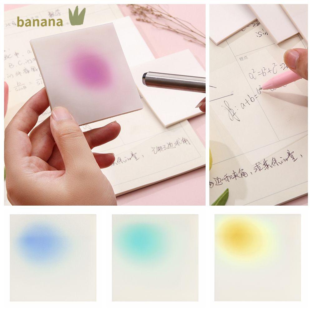 BANANA Creative Transparent Sticky Notes School Supplies Office Notepad ...