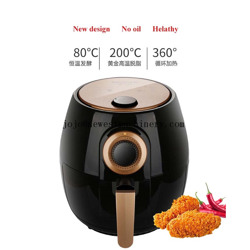 Health Fryer Cooker Smart Touch LCD Airfryer Pizza Oil free Air Fryer ...