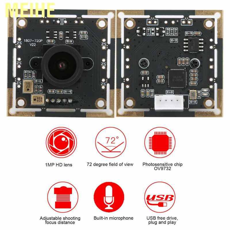 Meihe 720P Camera Module OV9732 1/4in Chip 72° Field Angle USB ...