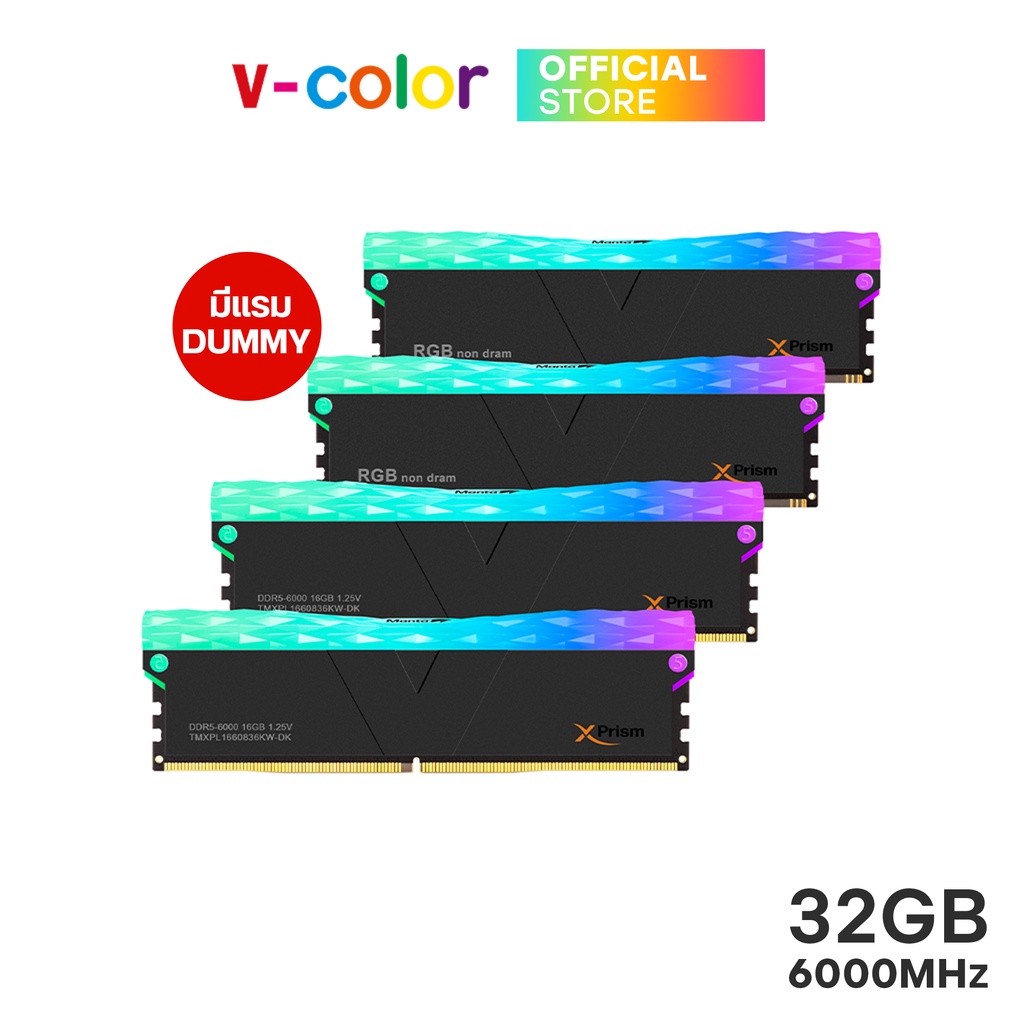 v-color RAM PC SCCManta XPrism RGB 32GB (16GBx20GBx2) DDR5 Bus 6000MHz ...