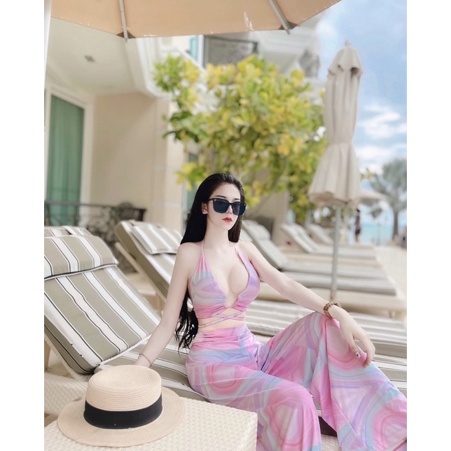 ชุดบิกีนี่ลายแคนดี้ งานเซต 3 ชิ้น - janeny_bikini - ThaiPick