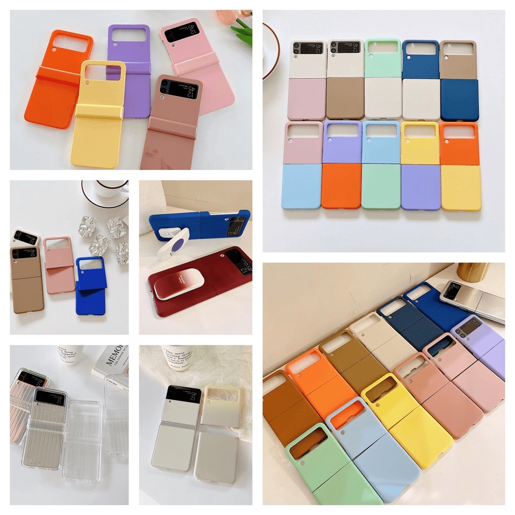 เคสโทรศัพท์มือถือ กันกระแทก เรียบง่าย สําหรับ Samsung Z Flip4 5g Z