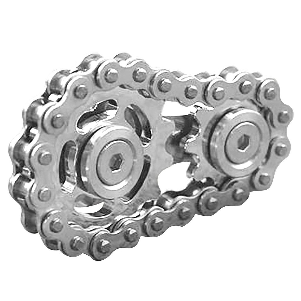 Stainless Steel Sprockets Flywheel Fingertip Gyro Sprockets Chains Edc ...