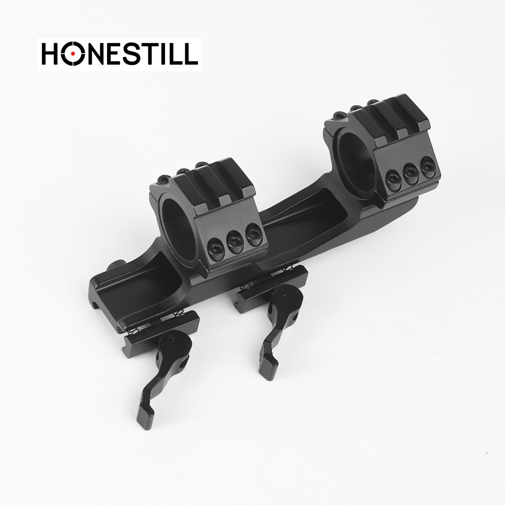 25.4mm 30mm Quick Release Picatinny Cantilever Weaver Dual Rings Scope ...