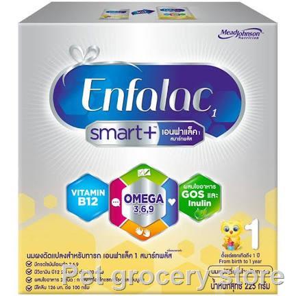 ร้อนขาย เอนฟาแล็ค สมาร์ทพลัส สูตร 1 นมผง ทารก เด็กแรกเกิด 225 กรัม Enfa ...