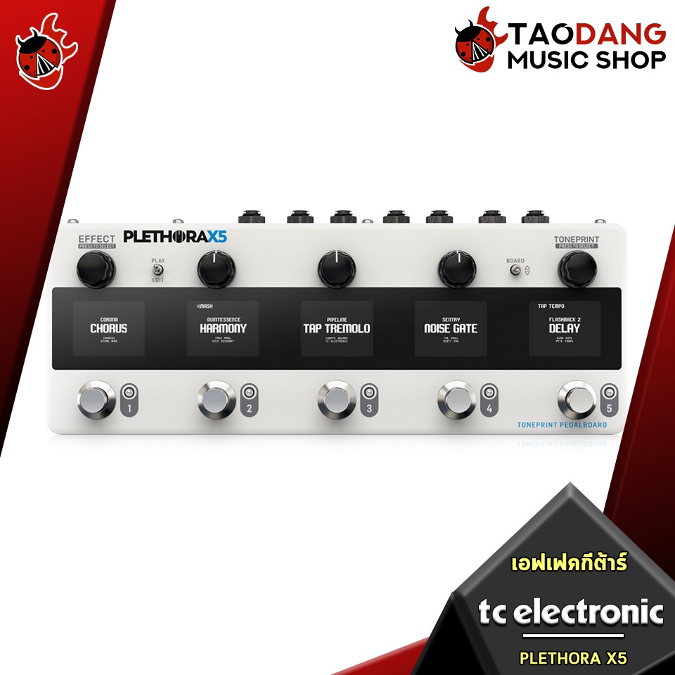 เอฟเฟคกีต้าร์ TC Electronic Plethora X5 Modulation จากแบรนด์ชั้นนำ ...