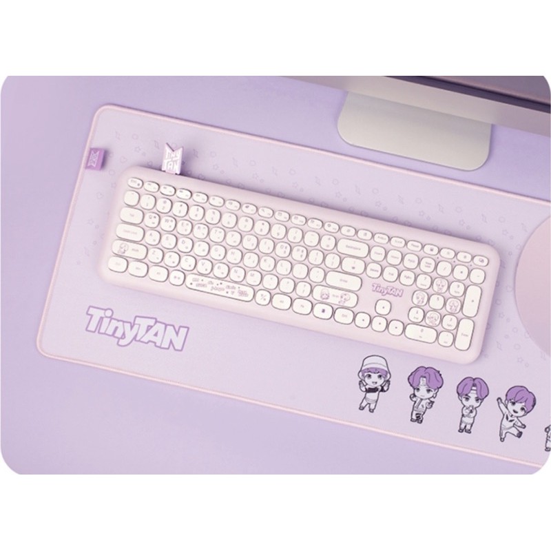 พรีออเดอร์(มีเก็บปลายทาง) คีย์บอร์ด keyboard wireless ไร้สาย TinyTan ...
